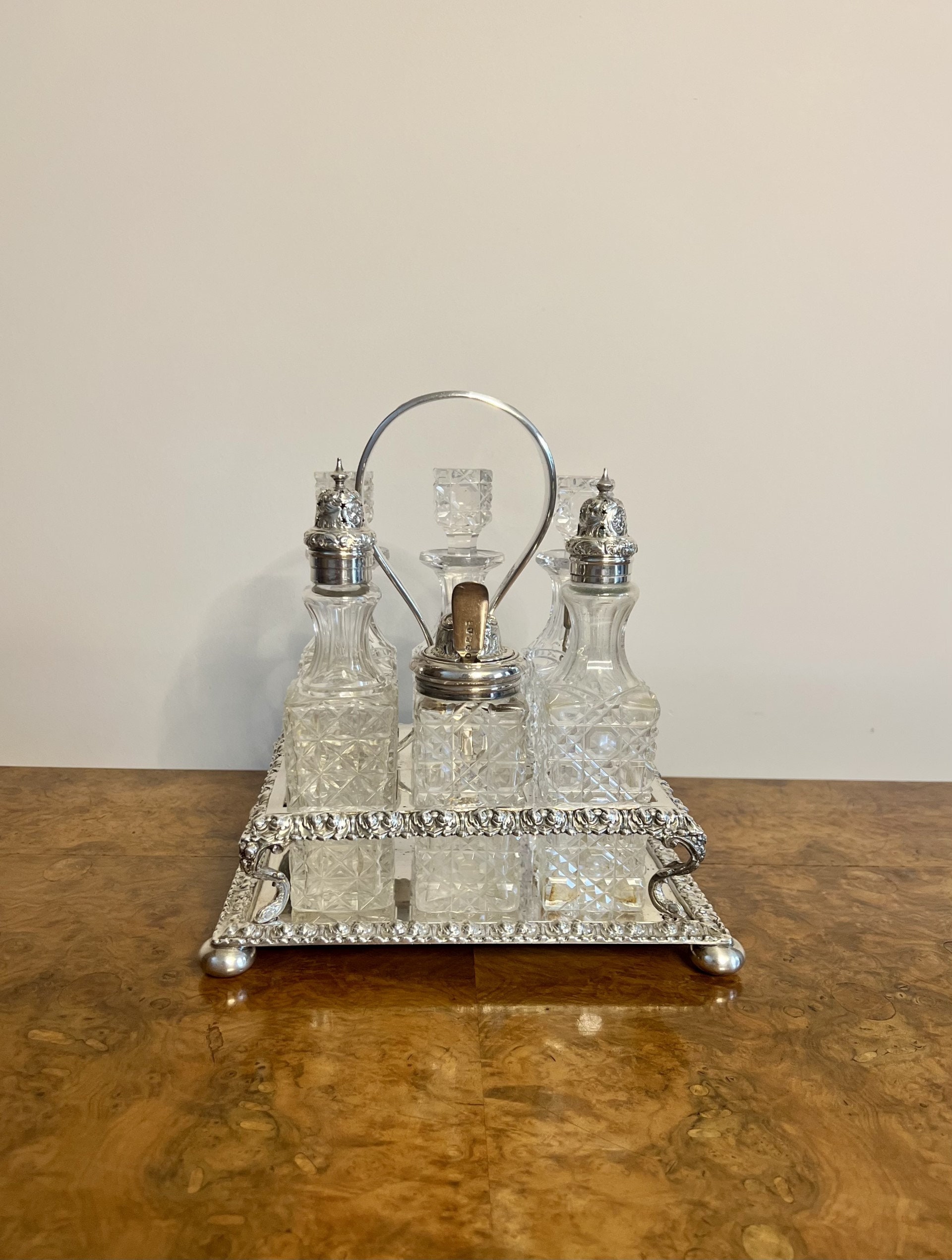 Fantastic Quality Antique Edwardian Silver Plated Cruet Set - Etsy