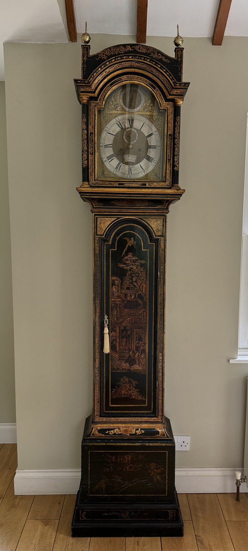 Fantastic Quality Antique George III Lacquered and Chinoiserie ...