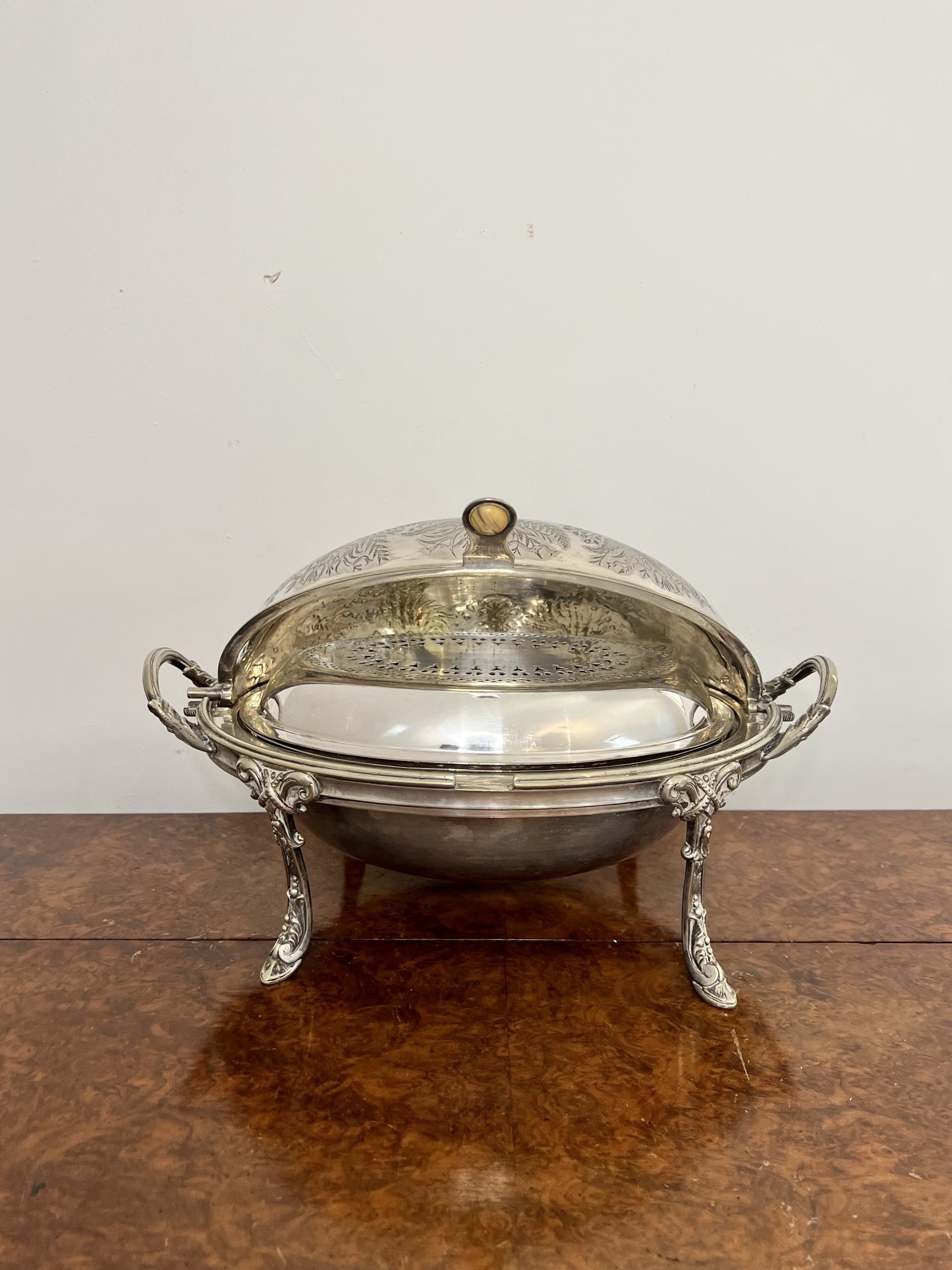 Antique Edwardian Quality Silver Plated Turnover Dish - Etsy