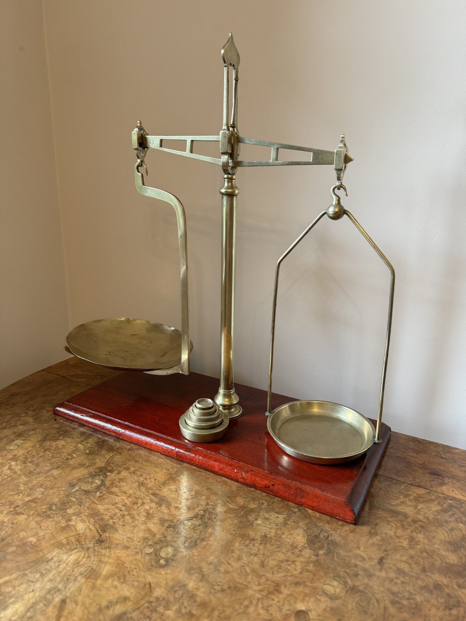 Quality Large Pair of Antique Victorian Scales by Parnall & Sons of ...