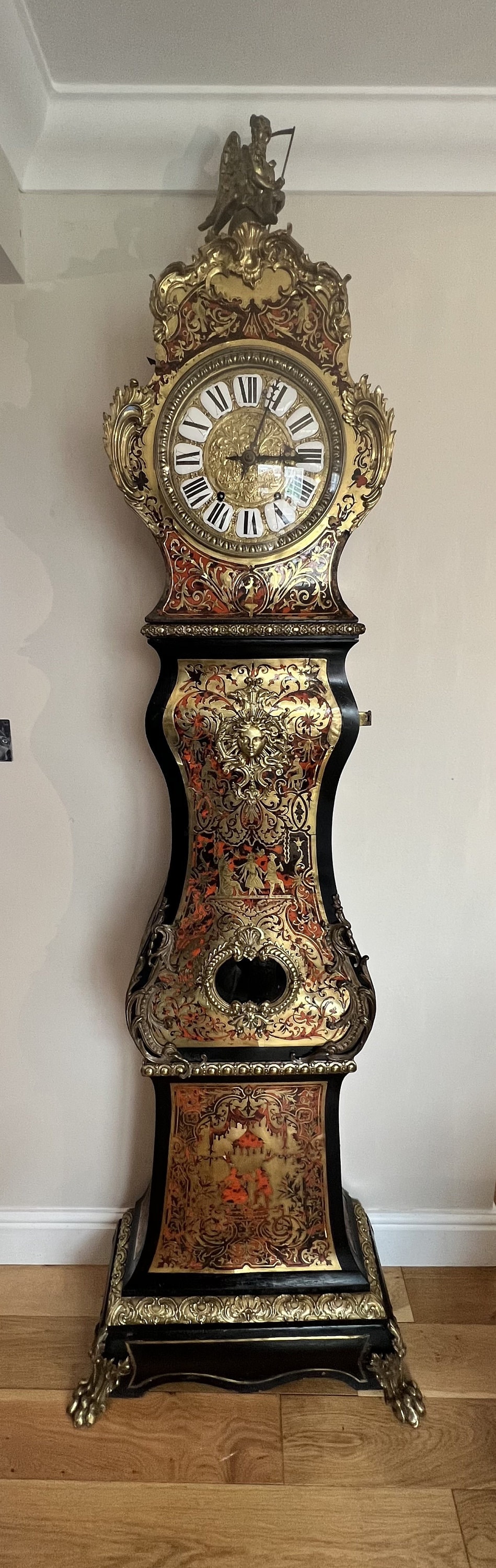 Fantastic Quality Napoleon III Marquetry Inlaid Eight Day Longcase ...