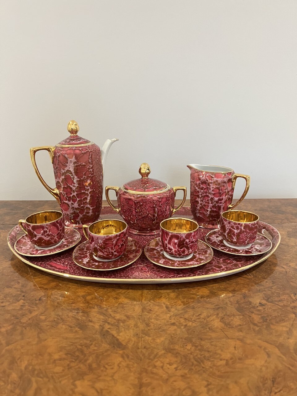 Quality Antique Porcelain Coffee Set - Etsy