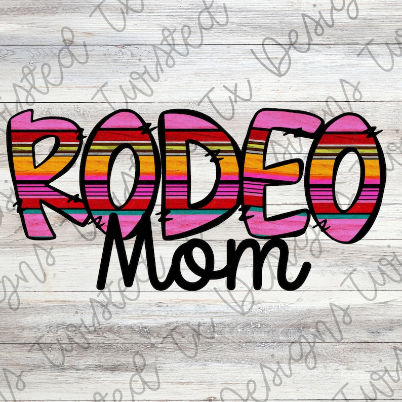 Rodeo Mom Sublimation PNG - Etsy