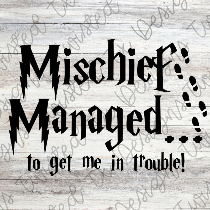 Mischief Managed - Etsy