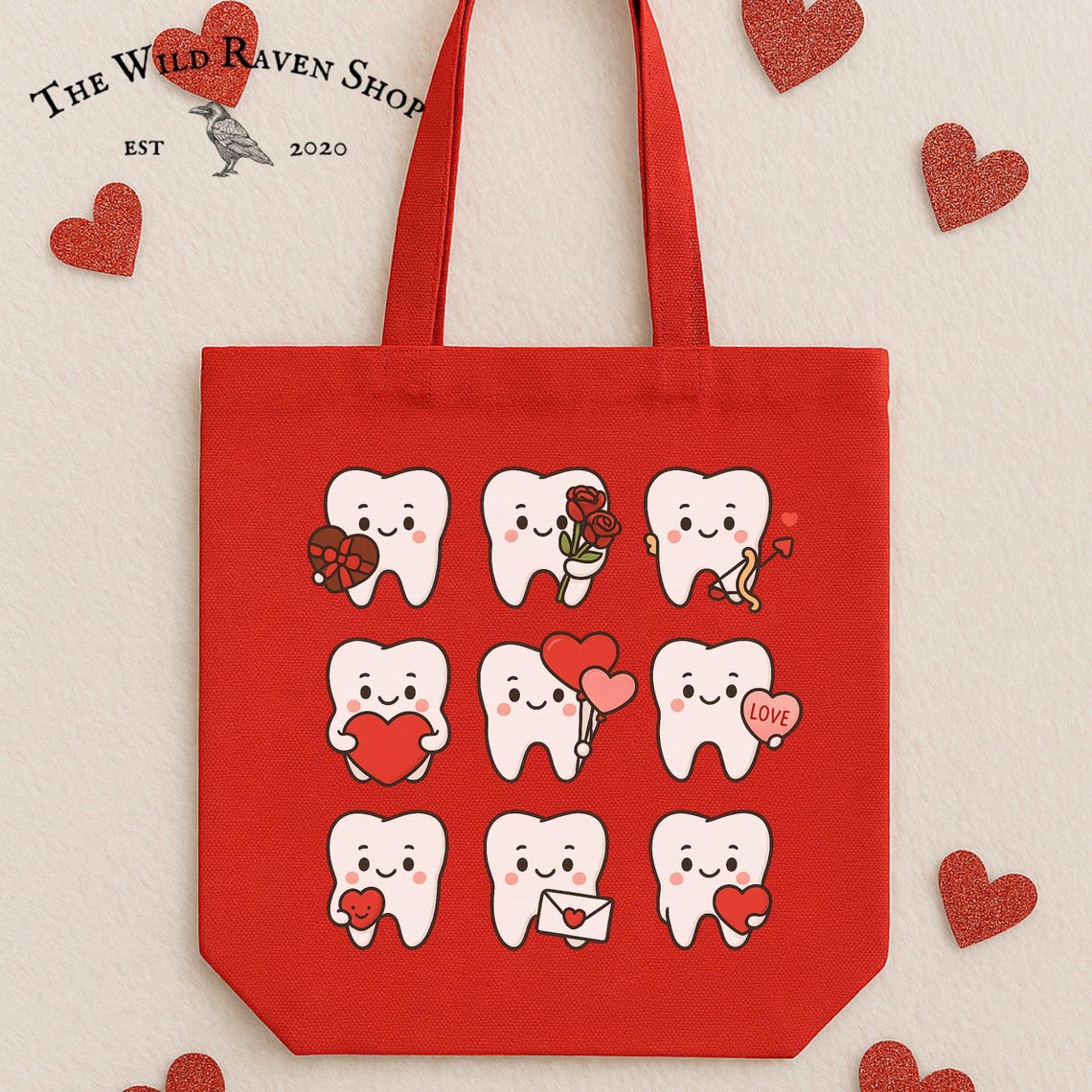 Sweet Smiles Valentine Clipart | Tooth PNG | Dental Valentine Digital ...