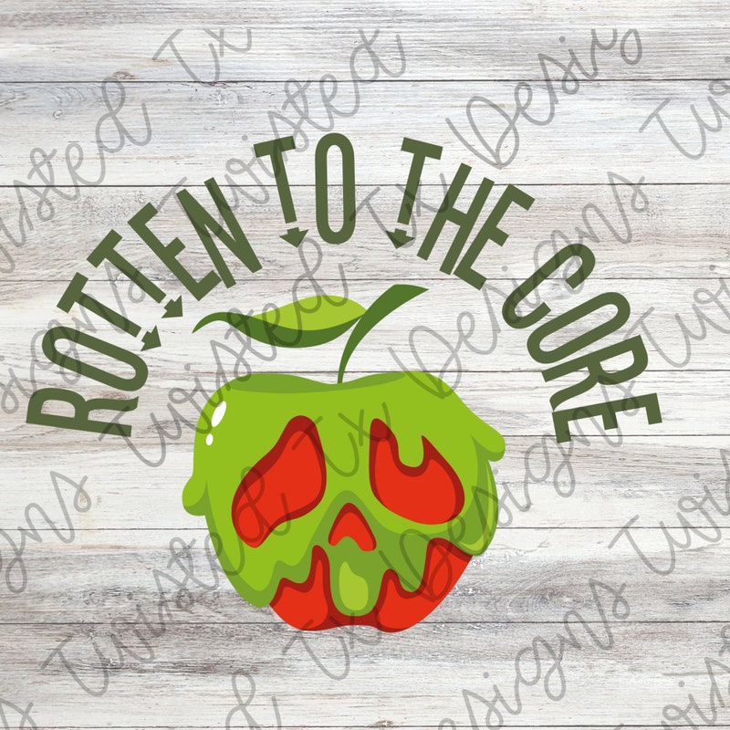 Rotten to the Core - Etsy