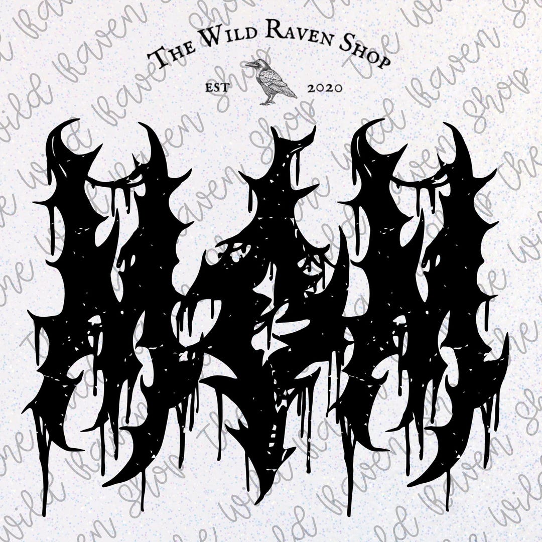 Mom Metal Band Logo PNG: Black Drip Horror Font (digital Download - Etsy