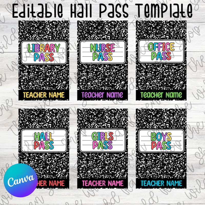 Bathroom Pass - Etsy