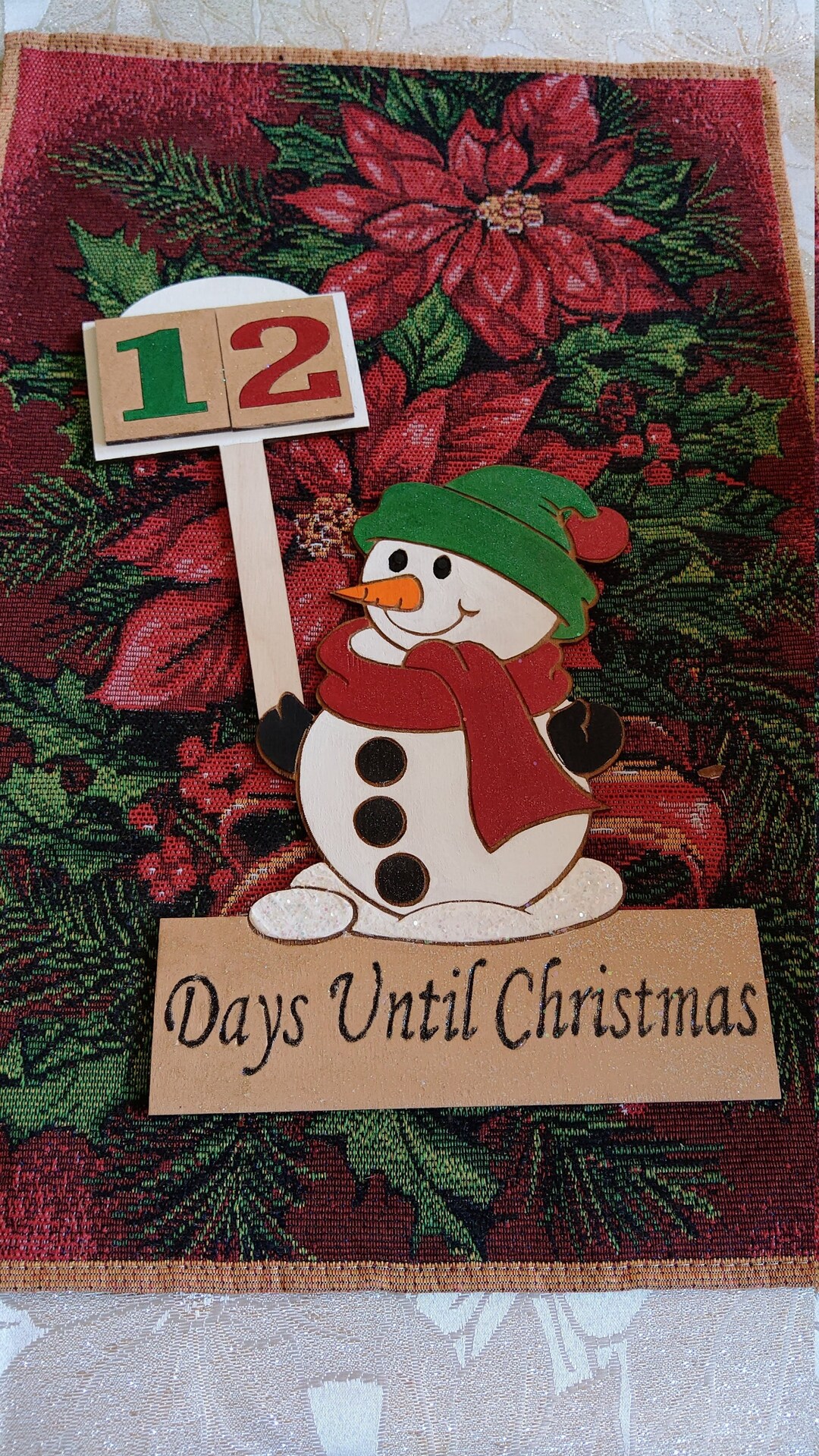 Christmas Countdown Snowman SVG - Etsy