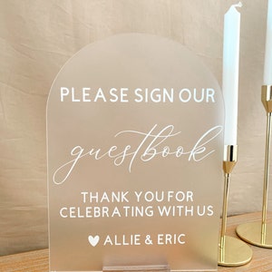 Acrylic Wedding Signs, Wavy Arch Wedding Signs, Signature Drinks, Bar ...