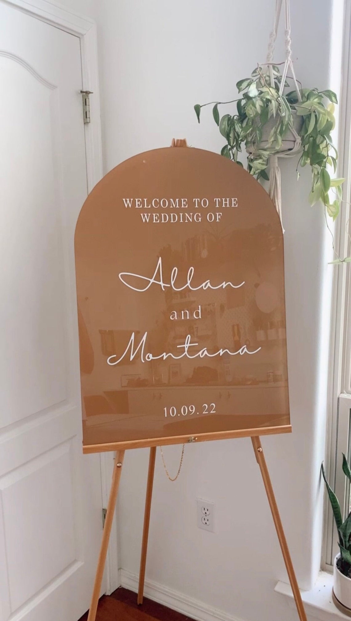 Acrylic Welcome Wedding Sign Arch Acrylic Sign Special - Etsy