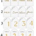 Frosted Table Numbers, Arch Table Numbers, Wedding Table Numbers With ...