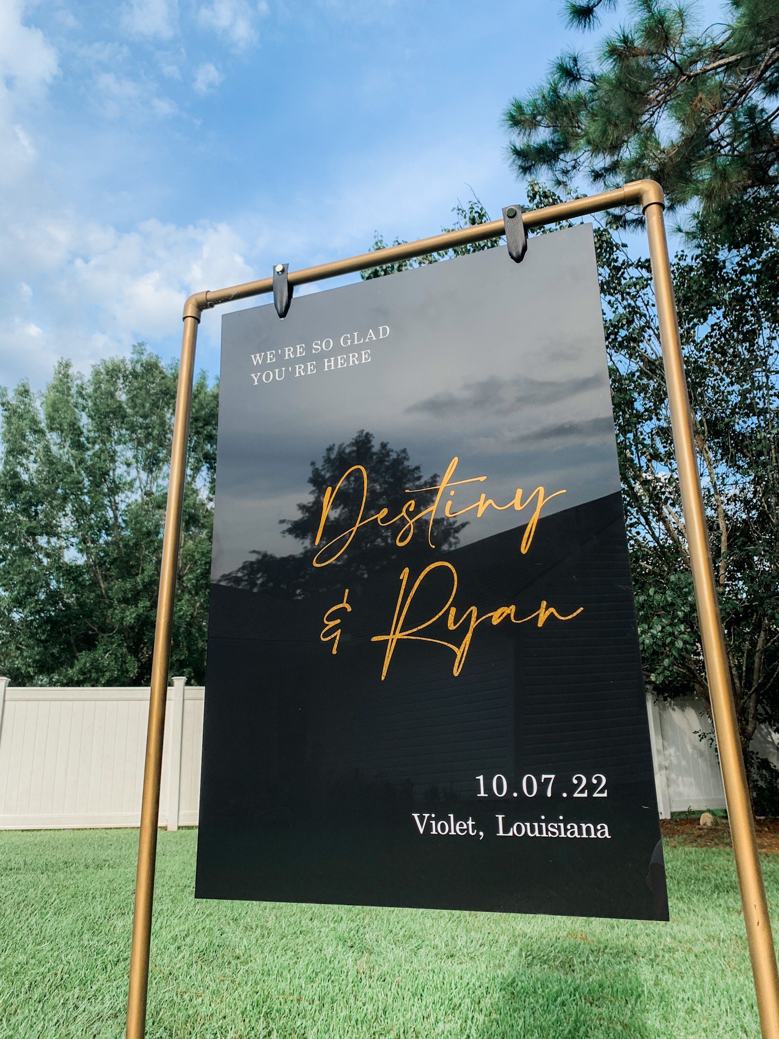 Acrylic Welcome Wedding Sign Custom Acrylic Wedding Sign - Etsy