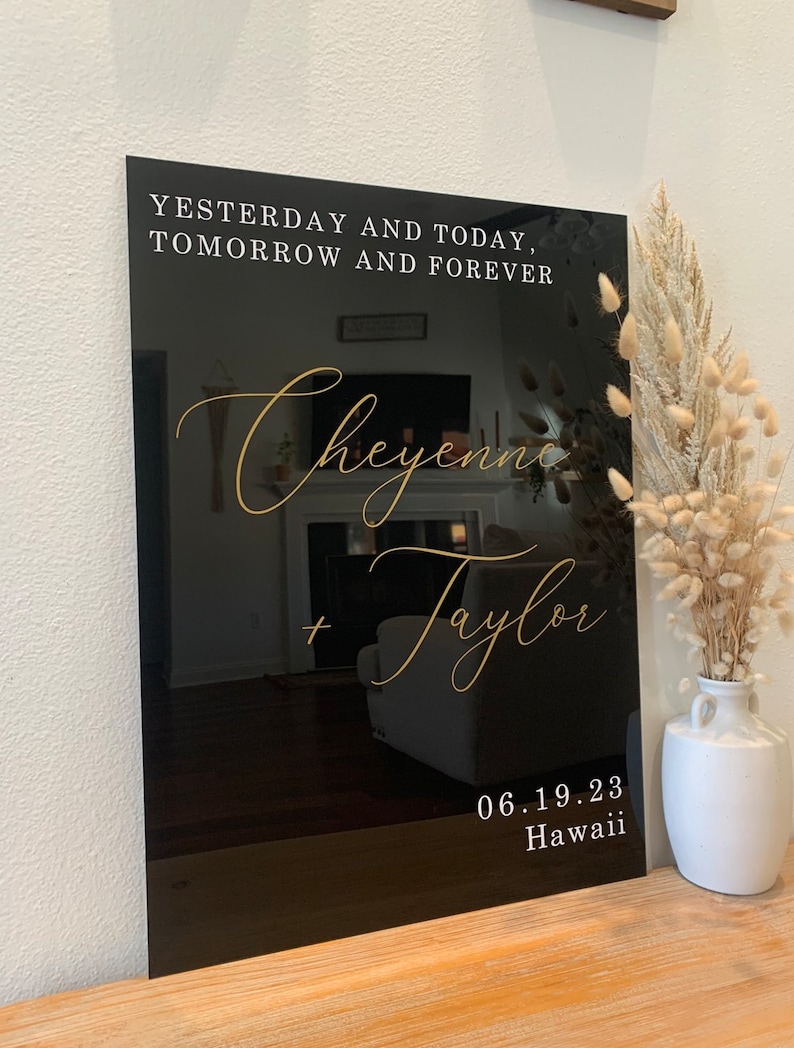 Acrylic Welcome Wedding Sign Custom Acrylic Wedding Sign - Etsy
