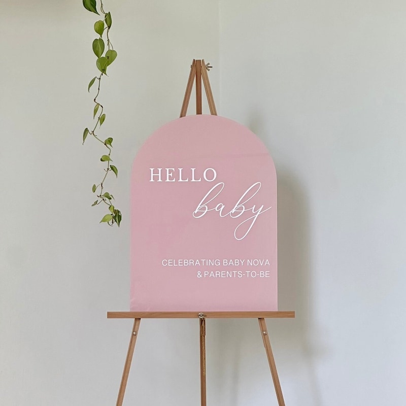 Pink Acrylic Sign - Etsy