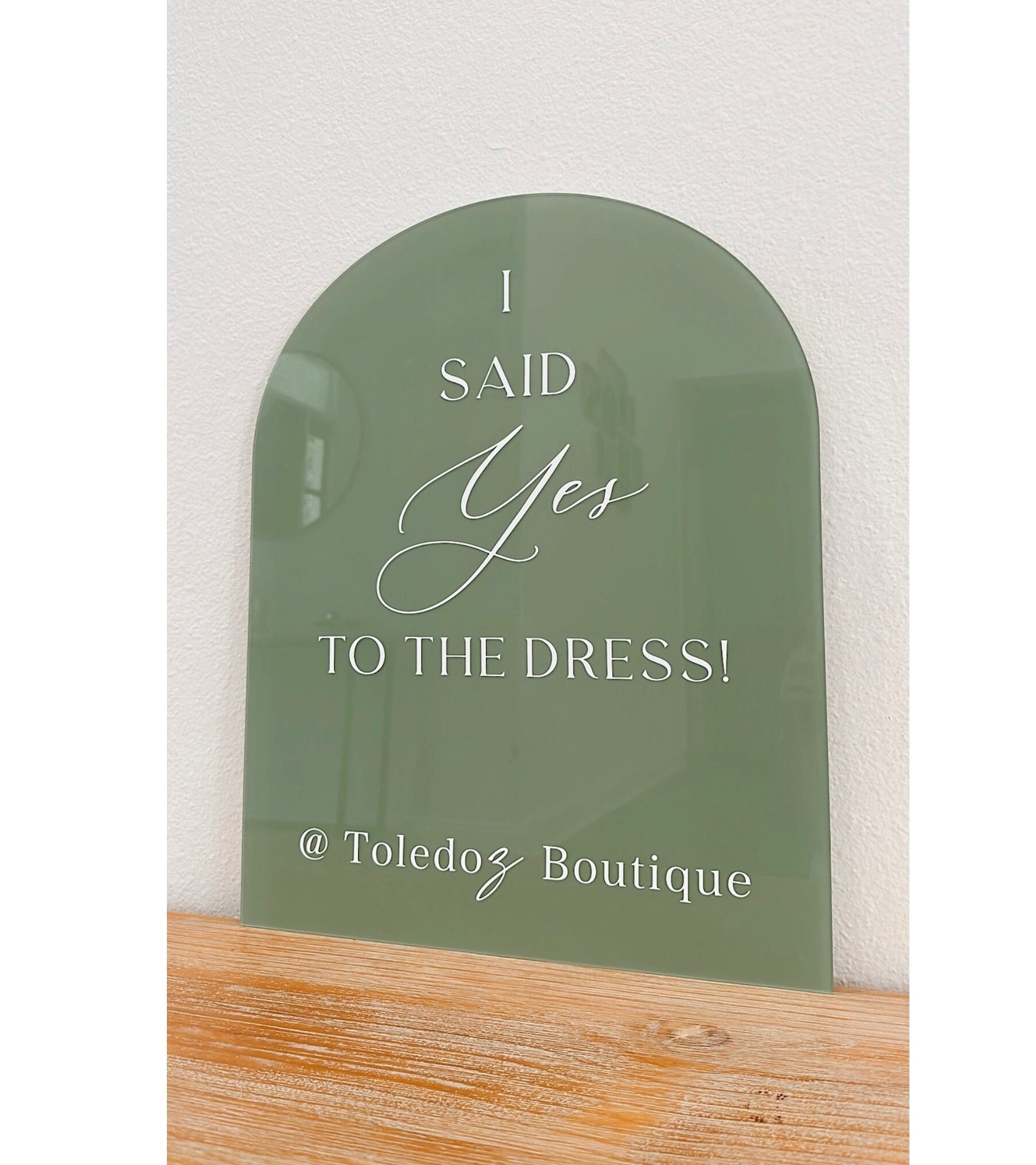 I Said YES to the Dress Sign, Bridal Boutique Sign, Business Store Sign ...