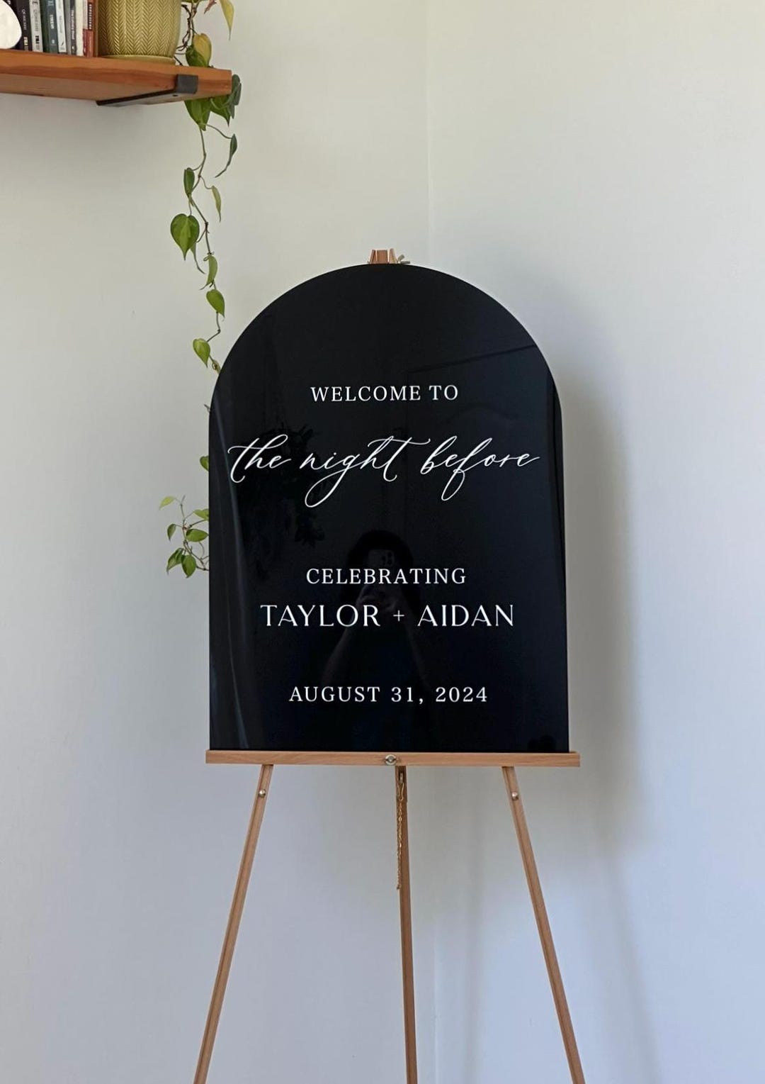The Night Before Sign, Wedding Sign, Welcome Sign, Welcome Wedding Sign ...