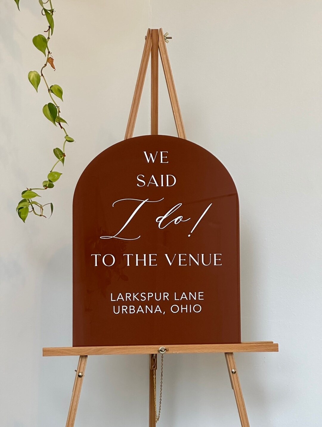 Wedding Venue Sign, I Said YES to the Dress Sign, Bridal Boutique Sign ...