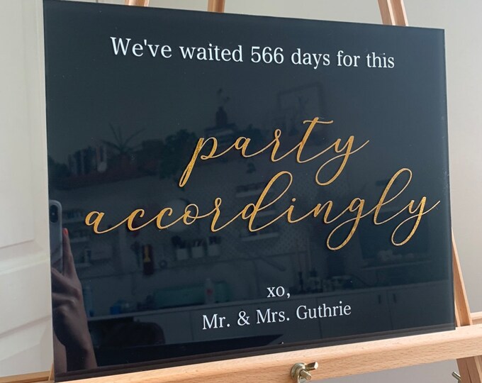 Acrylic Wedding Sign, Welcome Wedding Sign, Custom Acrylic Sign ...