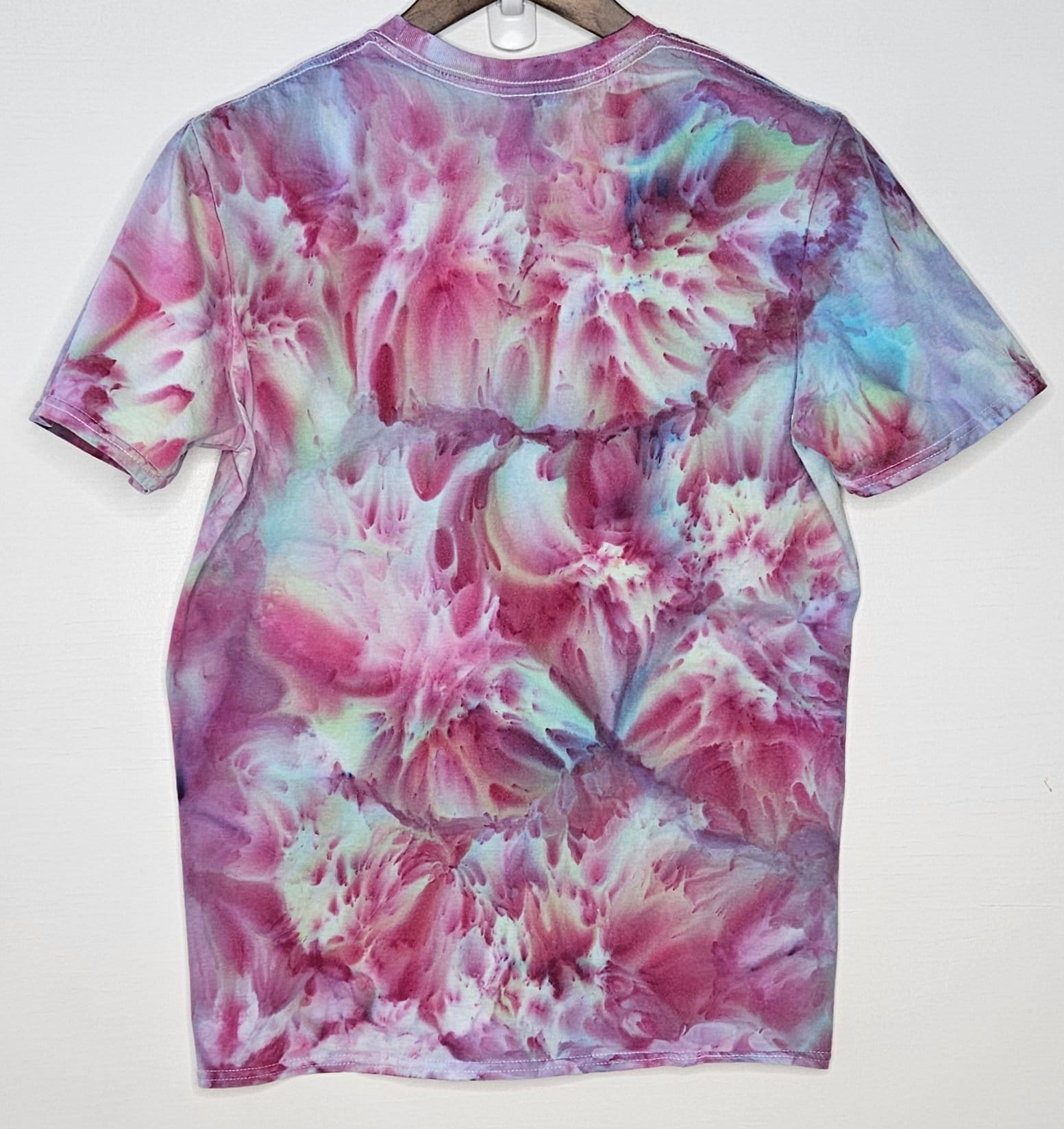 Water Color Ice Dyed Scrunch Tie Dye Tee Shirt Adult Size Medium - Etsy