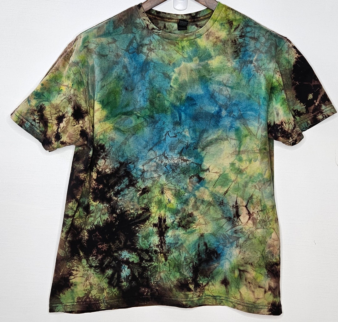 Ice Dyed Reverse Dyed Tie Dye Scrunch Soft Style Adult Size Large - Etsy
