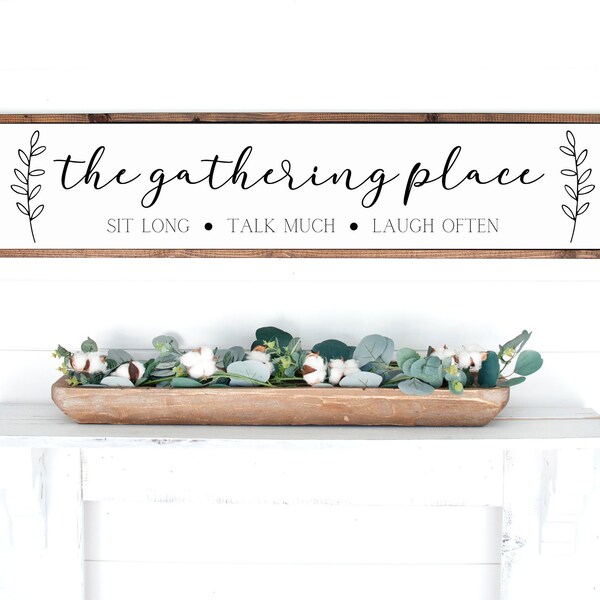 Gathering Room Sign - Etsy