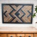 Rustic Mosaic, Home Decor, Handmade Wood Art, Reclaimed Wood, Rustic ...