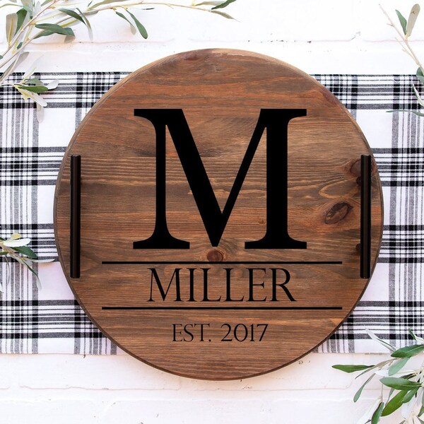 Acrylic Monogram Tray - Etsy