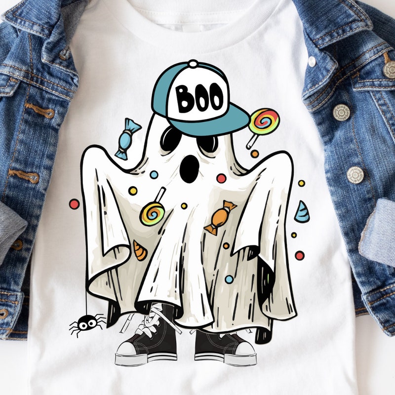Cute Boy Ghost Graphics - Etsy