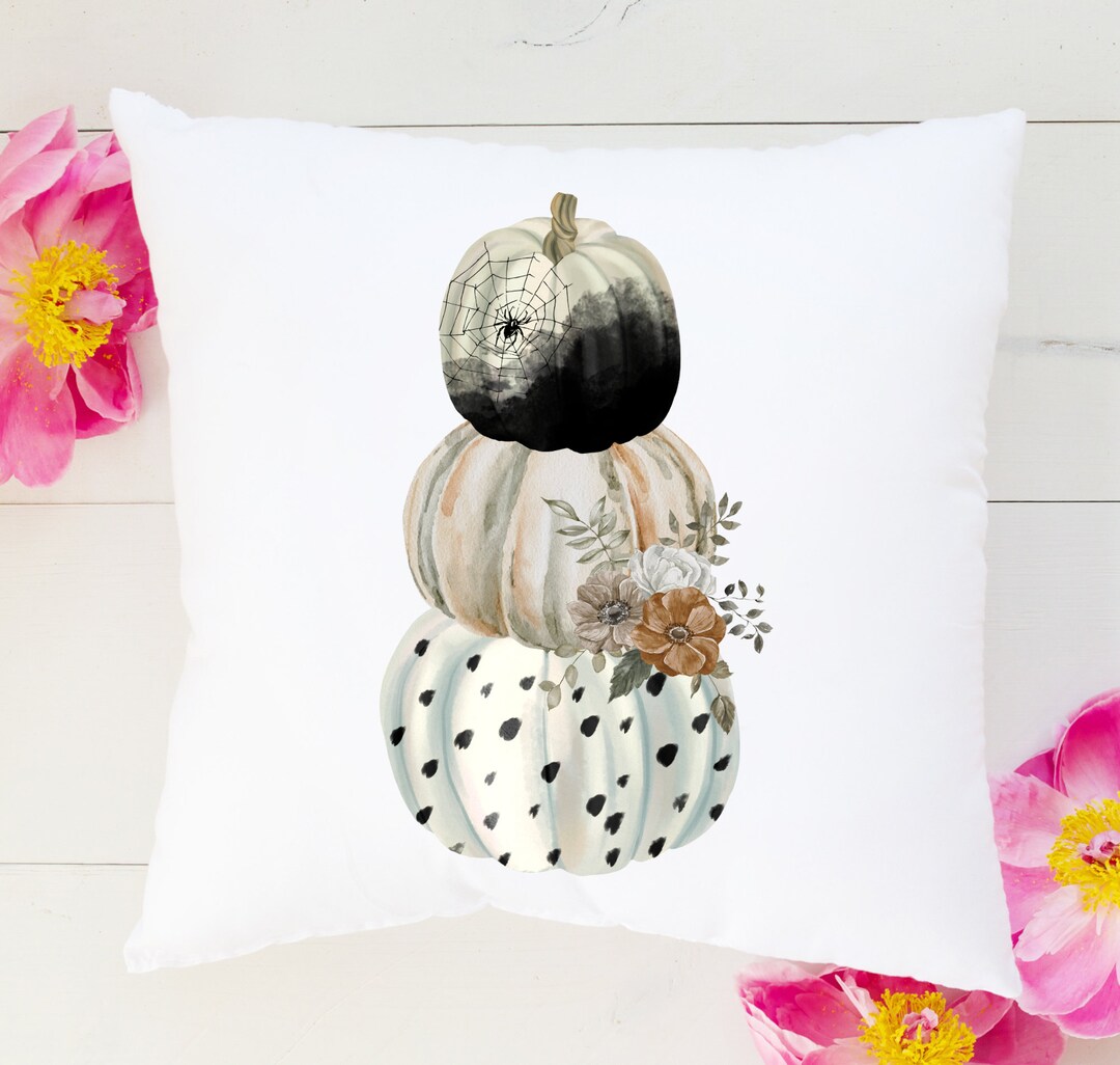 Stacked Pumpkins PNG ~ Boho Design PNG ~ DTF ~ Cute Pumpkins ...