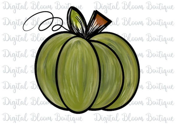 Green Pumpkin PNG Country Pumpkin Halloween Clip Art - Etsy