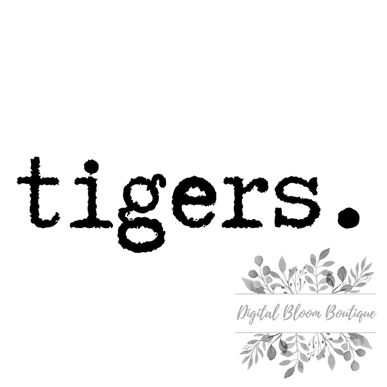 Preppy Tigers PNG ~ Cute Preppy Sublimation for Shirt ~ Typography ...