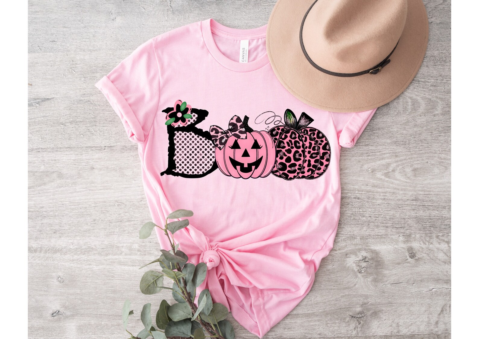 Boo Halloween PNG Cute Halloween Girl PNG Pink Pumpkins - Etsy