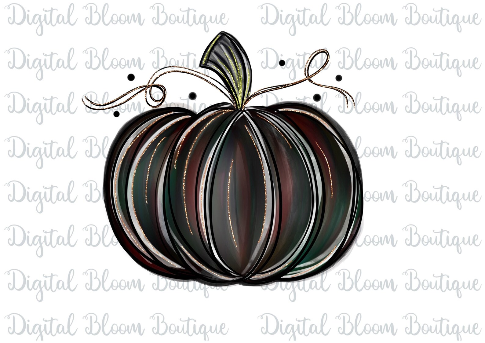 Black Pumpkin Sublimation PNG Halloween Digital Pumpkin Art - Etsy