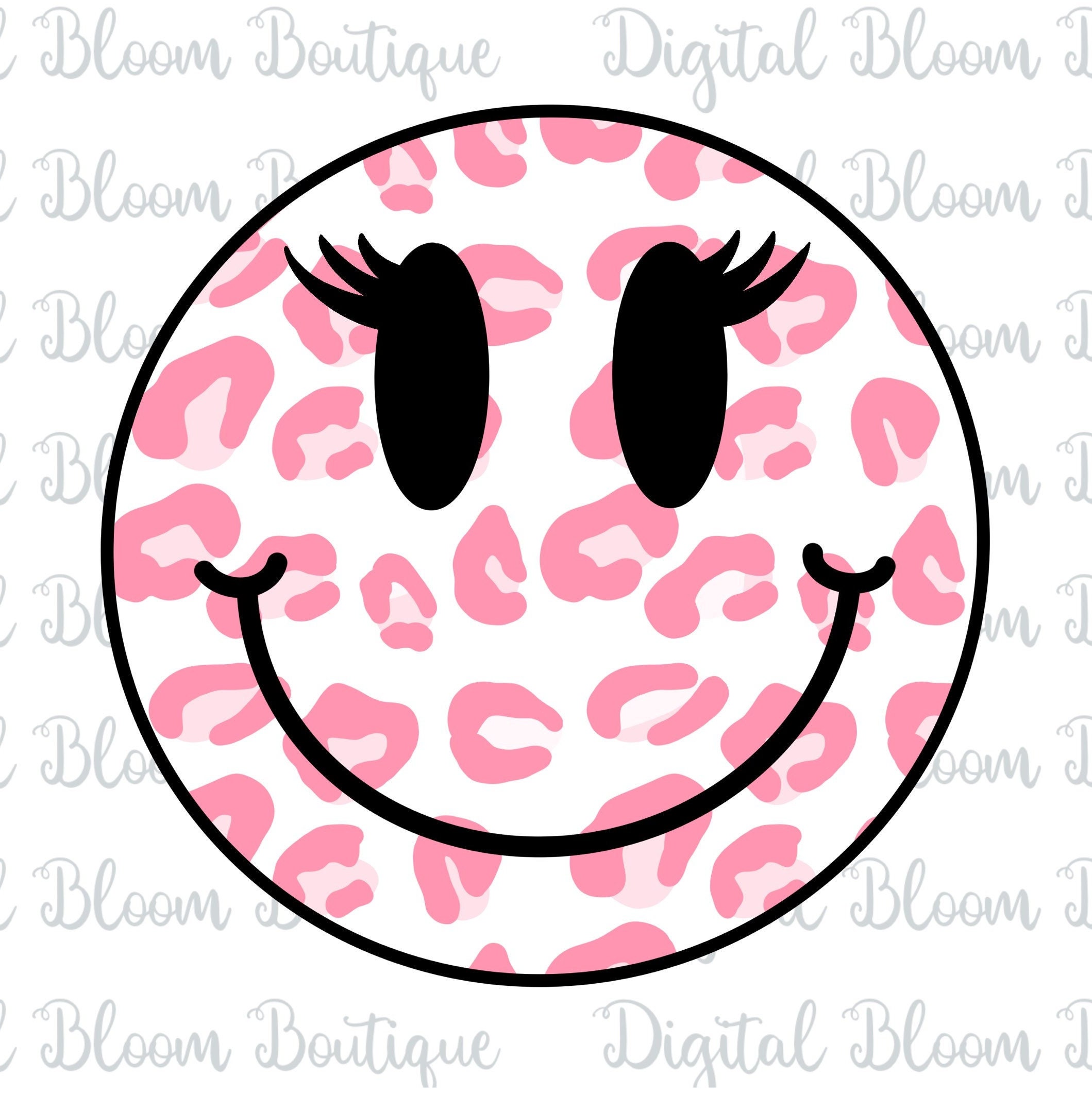 Retro Smiley Face PNG ~ Preppy Smile Face para camiseta PNG ~ Moda ...