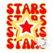 Preppy Stars Mascot PNG ~ Stars Game Day ~ Red and Yellow Stars ~ DTF ...