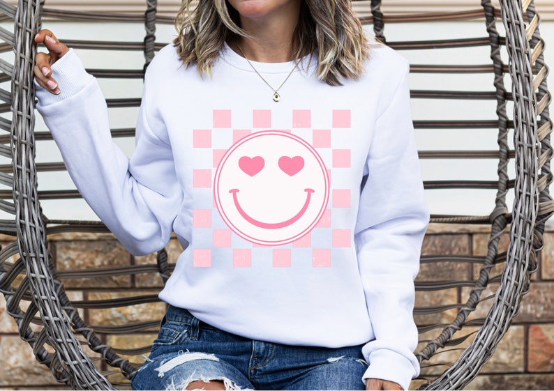Smile Face Checkered Emoji PNG Smiley Face Transparent - Etsy