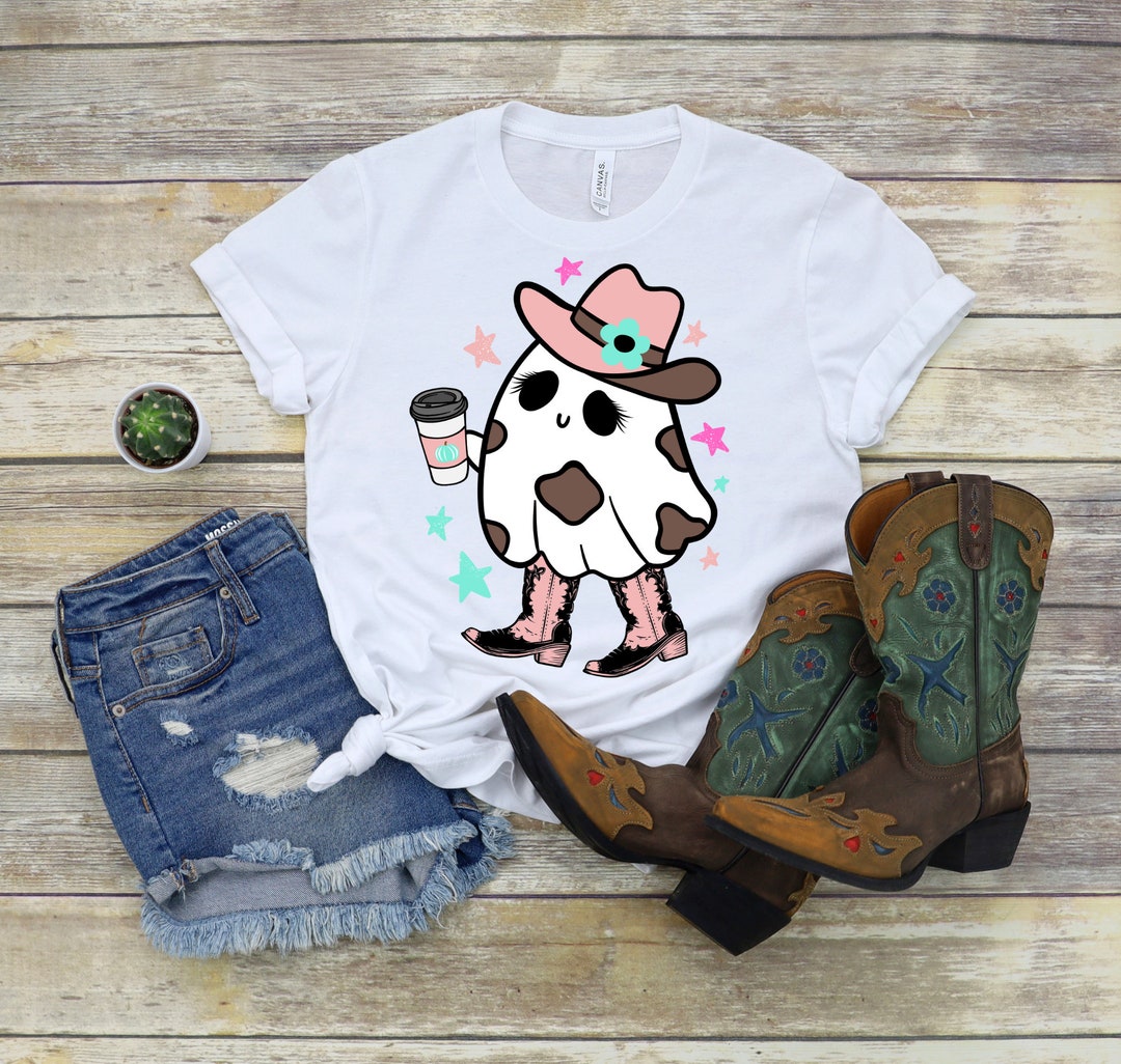 Cowgirl Ghost PNG ~ Boujee ~ Coffee ~ Country Western Sublimation T ...