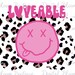 Loveable Smile Emoji PNG ~ Retro Smile Face PNG ~ Leopard ~ Cheetah ...