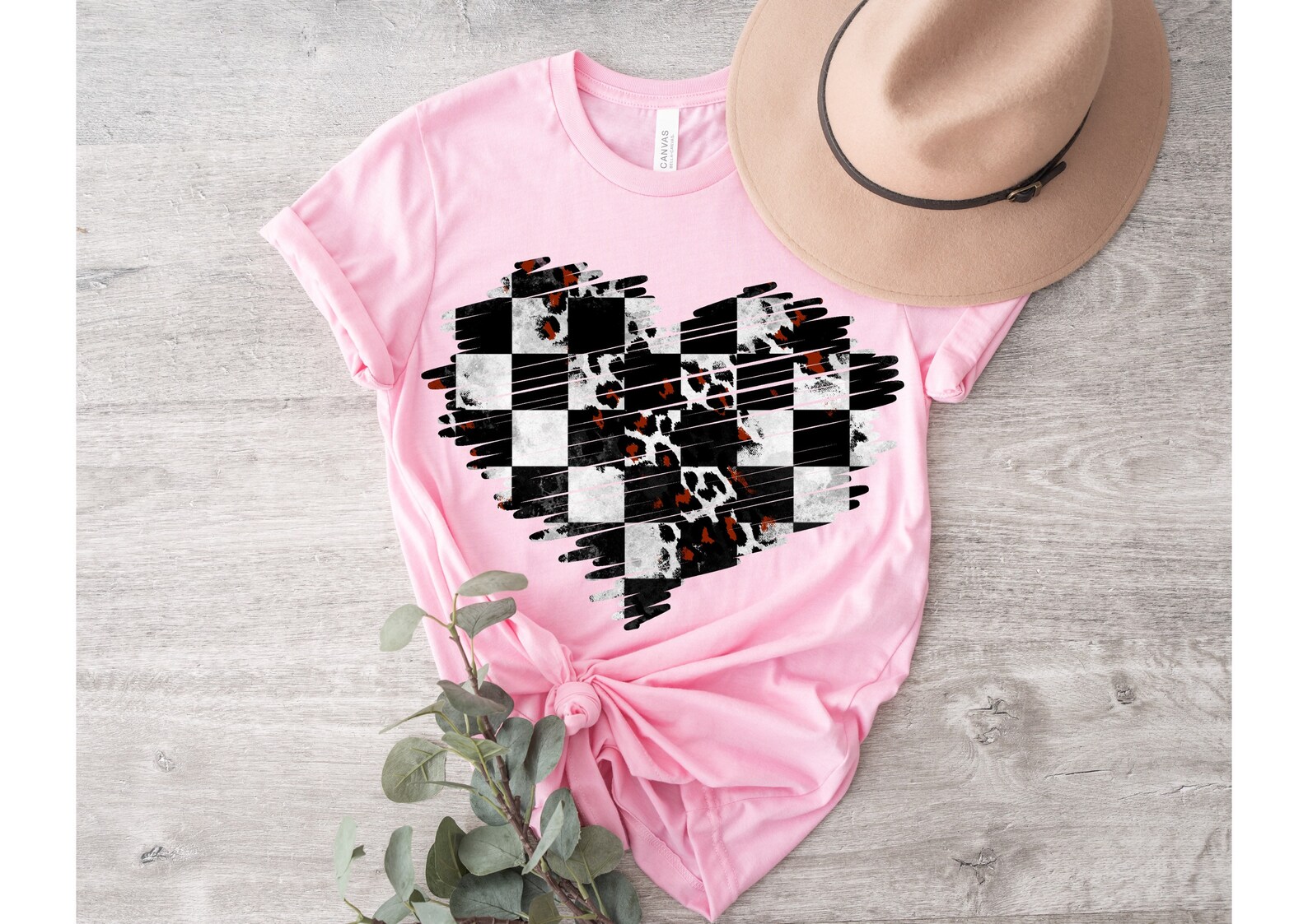 Checkered Flag PNG Leopard Distressed Heart Image Grunge - Etsy