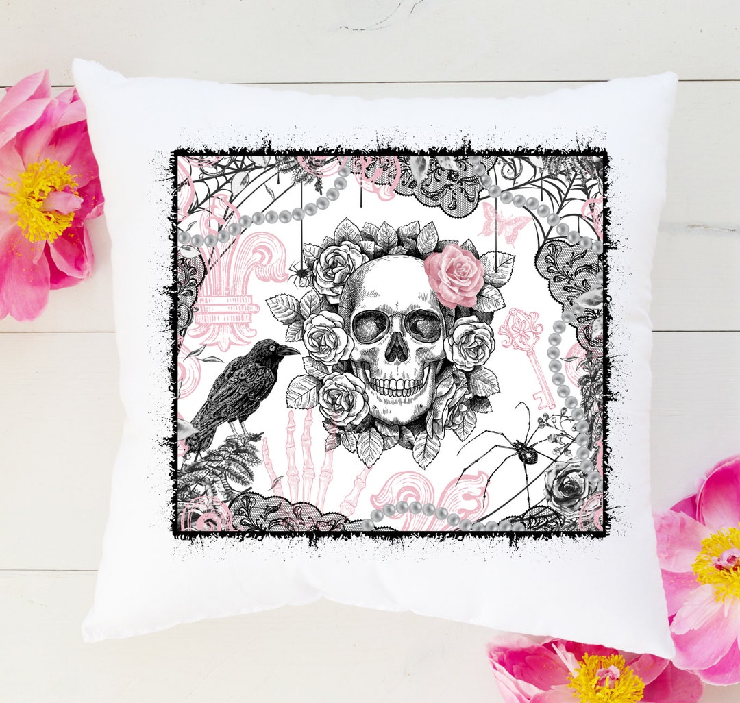 Gothic PNG ~ Halloween Sublimation PNG ~ Trendy ~ Black and Pink ~ Clip ...