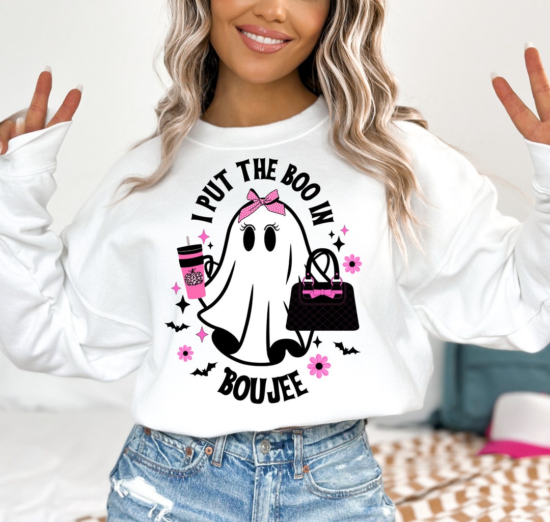 Boujee Ghost PNG ~ Stanley Inspired Tumbler PNG ~ Cute Boujee Ghost ...