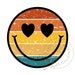 Retro Smiley Face PNG ~ Digital Preppy Smiley Face PNG ~ DTF ~ Smile ...