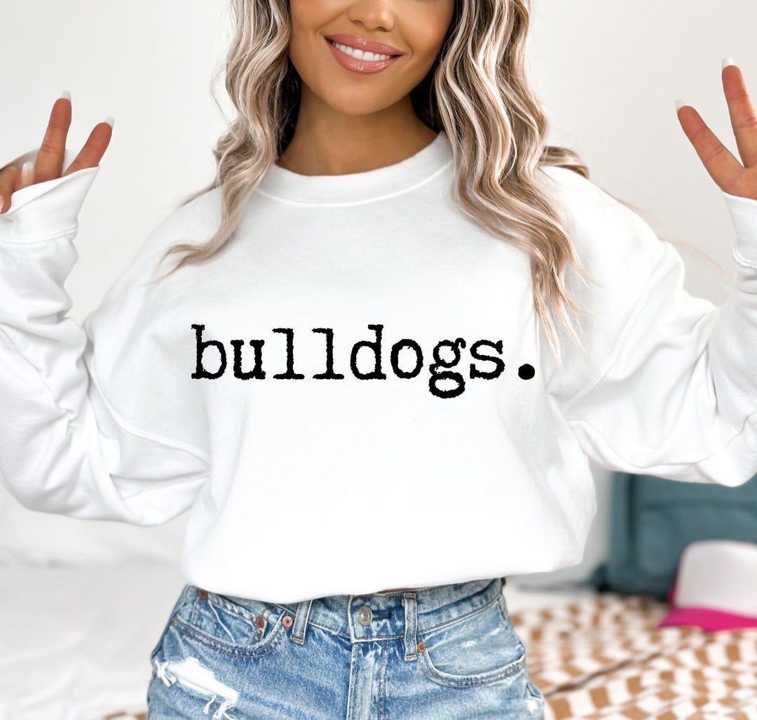 Preppy Bulldogs PNG ~ Bulldogs Game Day ~ Cute Bulldogs Shirt PNG ...