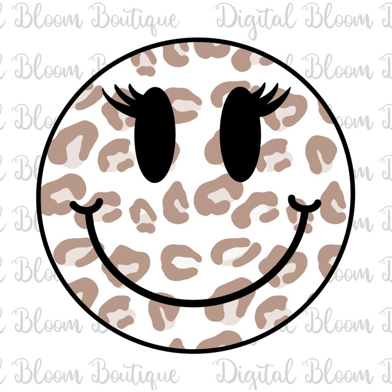Retro Smiley Face PNG Preppy Smile Face for T-shirt PNG - Etsy