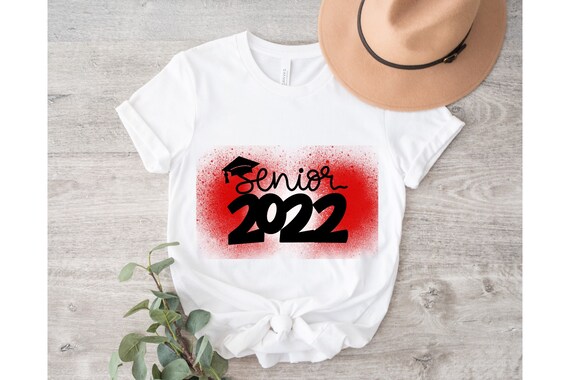 Senior 2022 PNG Red and Black Graduation Sublimation - Etsy