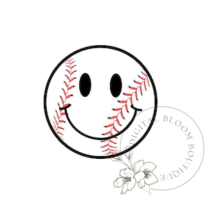 Baseball Smile Face PNG ~ Smiley Face PNG ~ Hoodie Sports Image ~ T ...