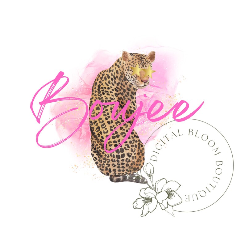 Boujee Cheetah PNG ~ Preppy PNG ~ Digital Download Leopard ~ Boujee ...