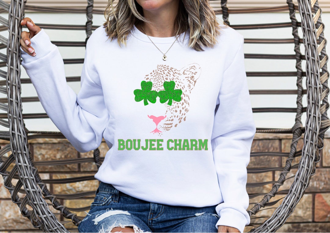 Boujee Charm PNG ~ Preppy Sublimation for Shirts PNG ~ Boujee Cheetah ...