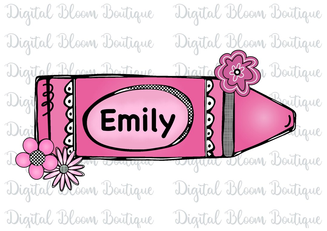 Back to School PNG ~ Custom Name Text ~ First Day of School ~ Student ...